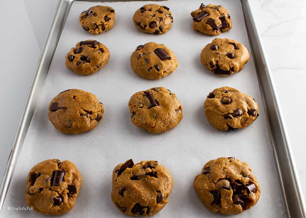 Gluten Free Chocolate Chip Cookies {Dairy Free} - Joyfully Full