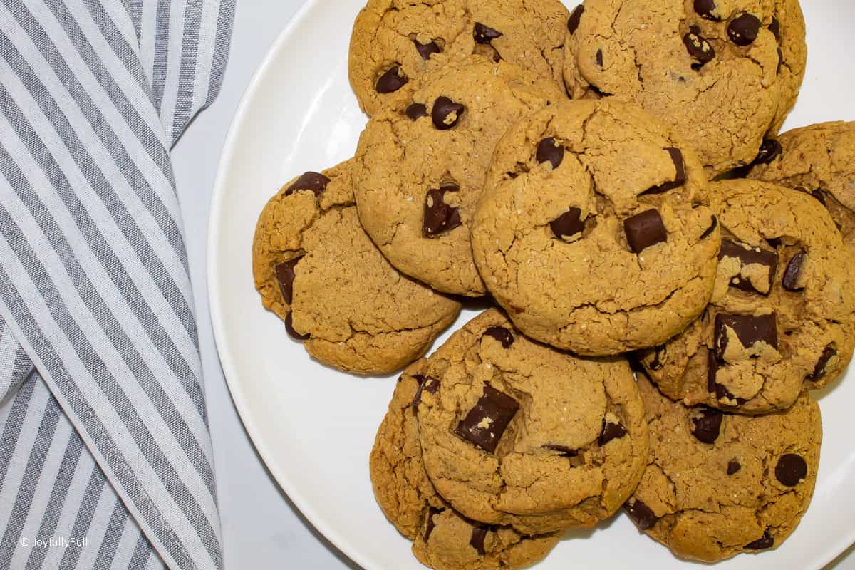 Gluten Free Chocolate Chip Cookies {Dairy Free} - Joyfully Full