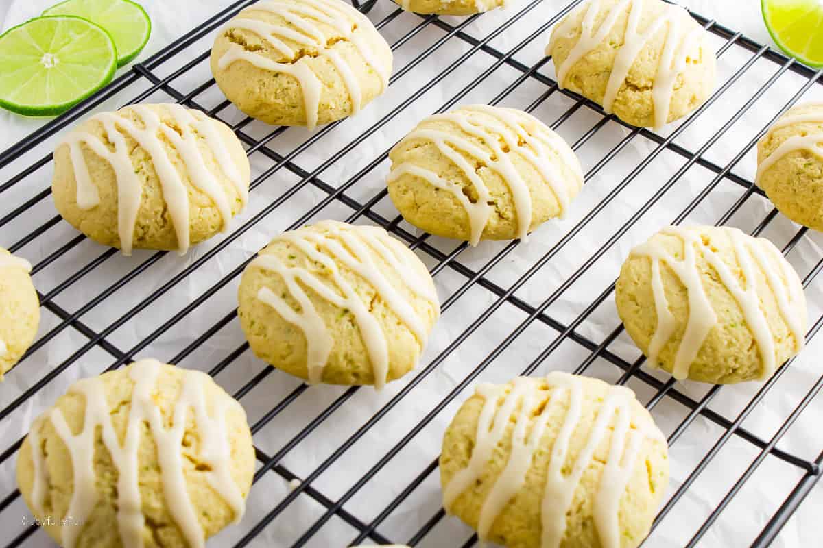 Soft And Chewy Lime Cookies {Gluten Free, Dairy Free} - Joyfully Full