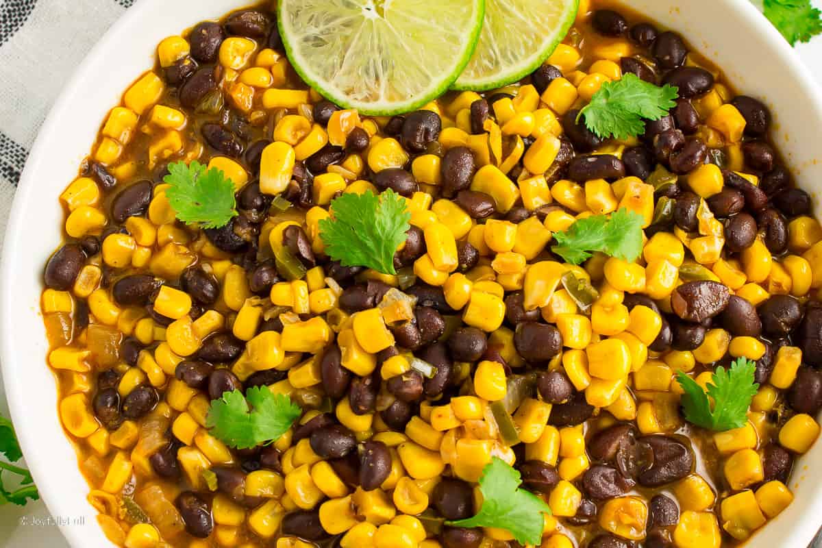 Mexican Spiced Corn And Beans {GF, DF} - Joyfully Full