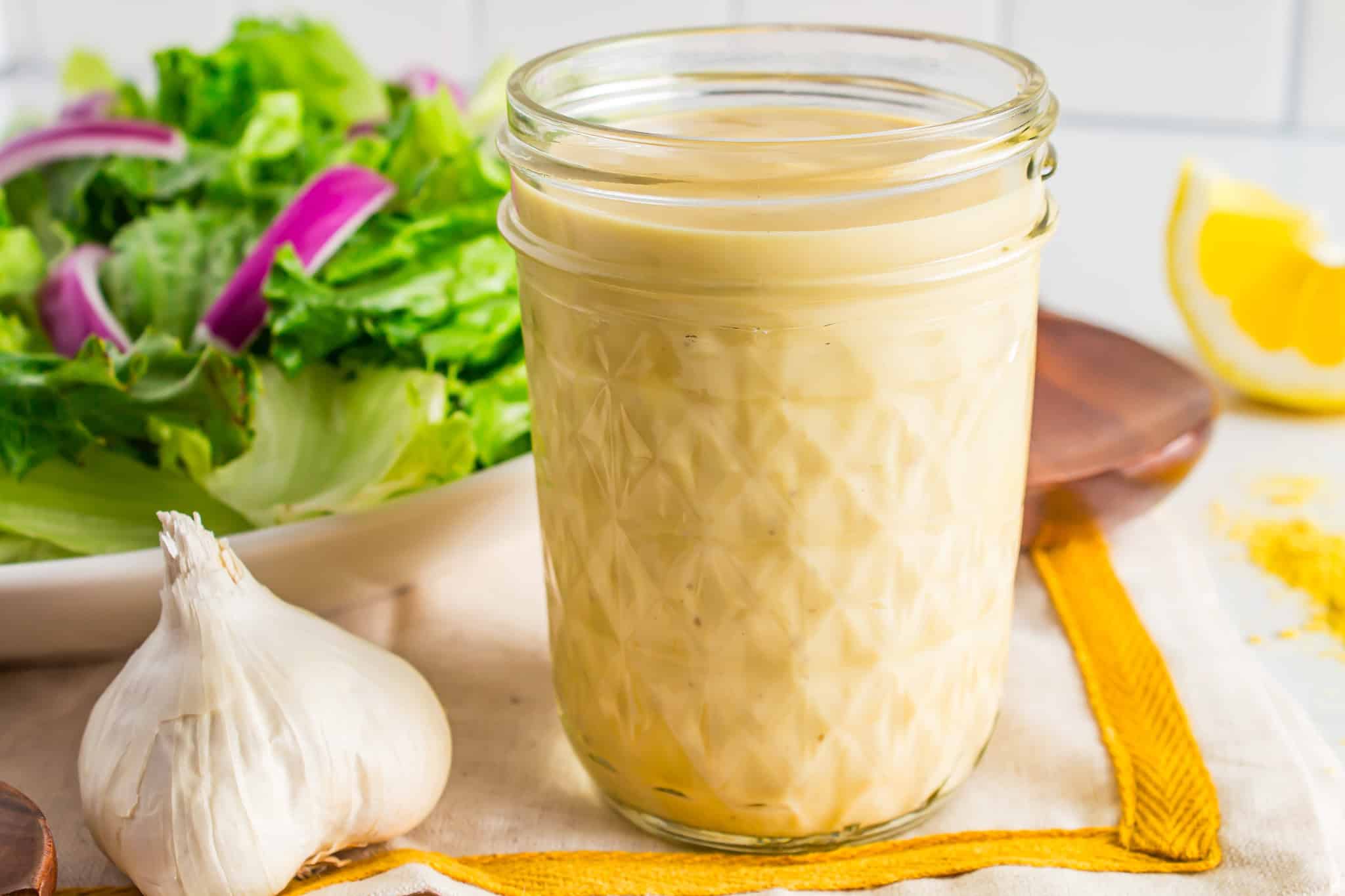 Dairy Free Caesar Dressing {Paleo, Whole30, Keto} - Joyfully Full