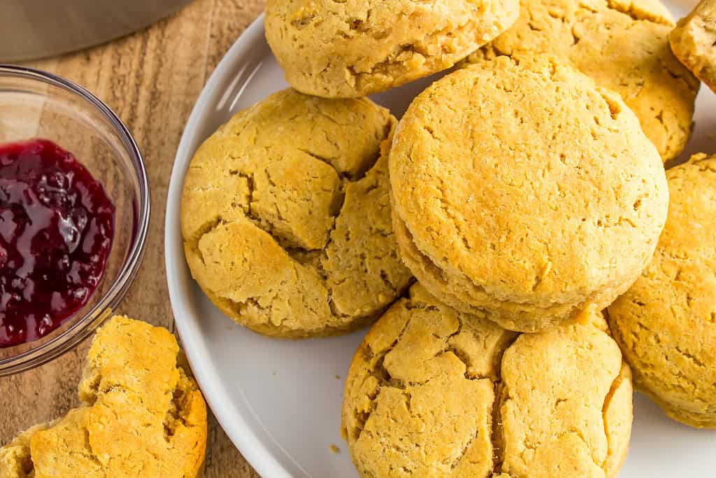 Gluten Free Biscuits {Dairy Free} - Joyfully Full