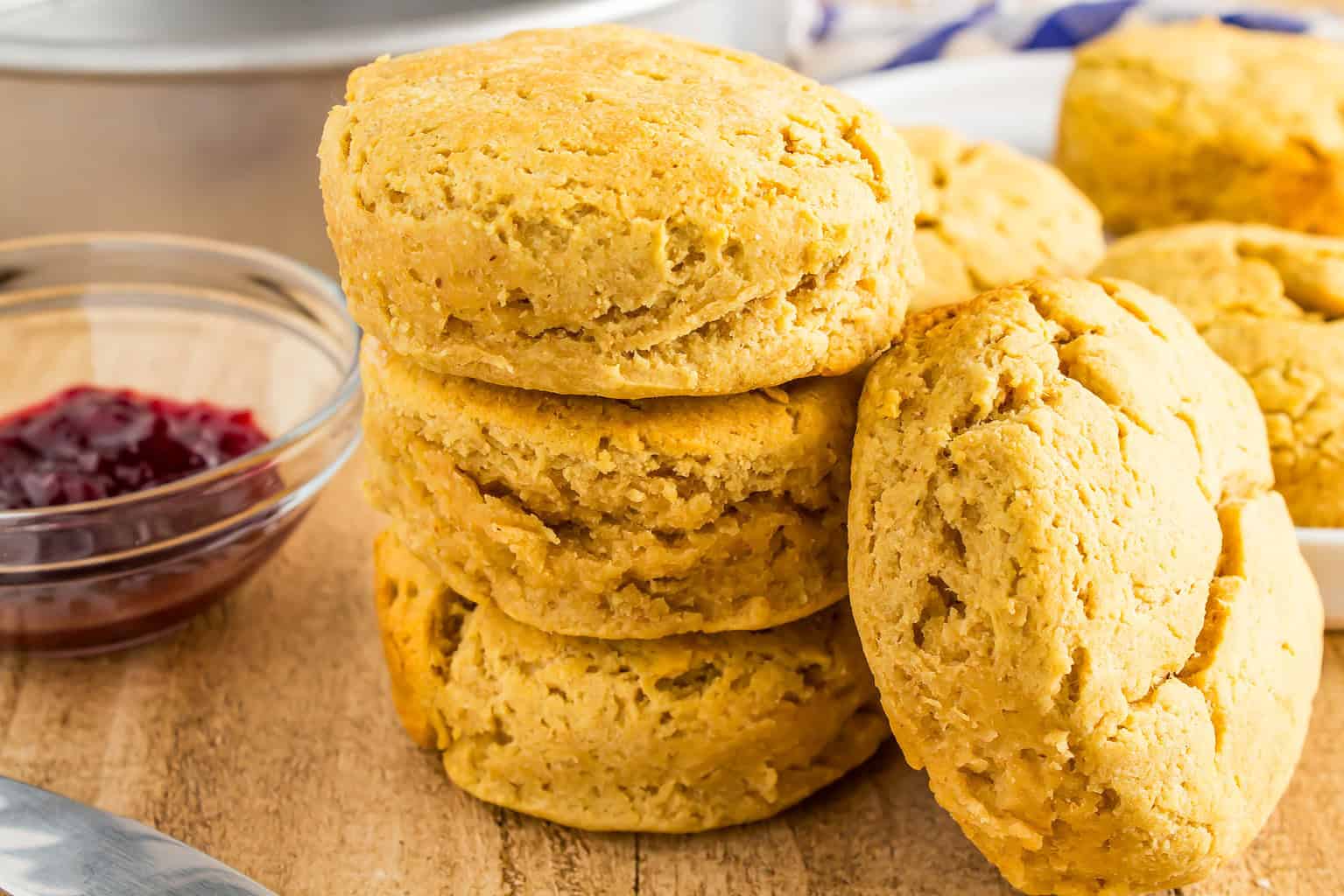 Gluten Free Biscuits {Dairy Free} - Joyfully Full