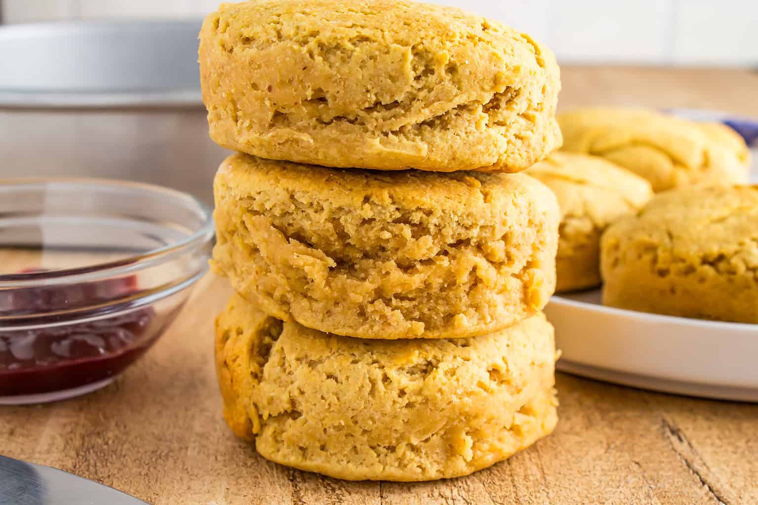 Gluten Free Biscuits {Dairy Free} - Joyfully Full