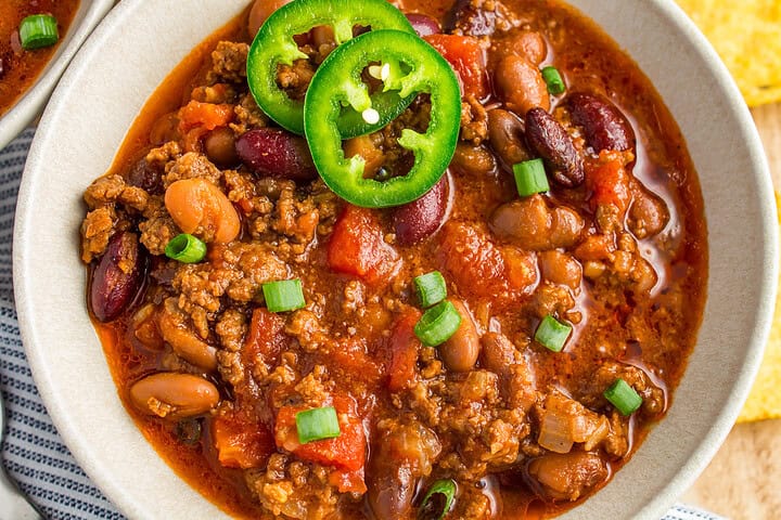 Classic Skillet Chili {Gluten Free} - Joyfully Full