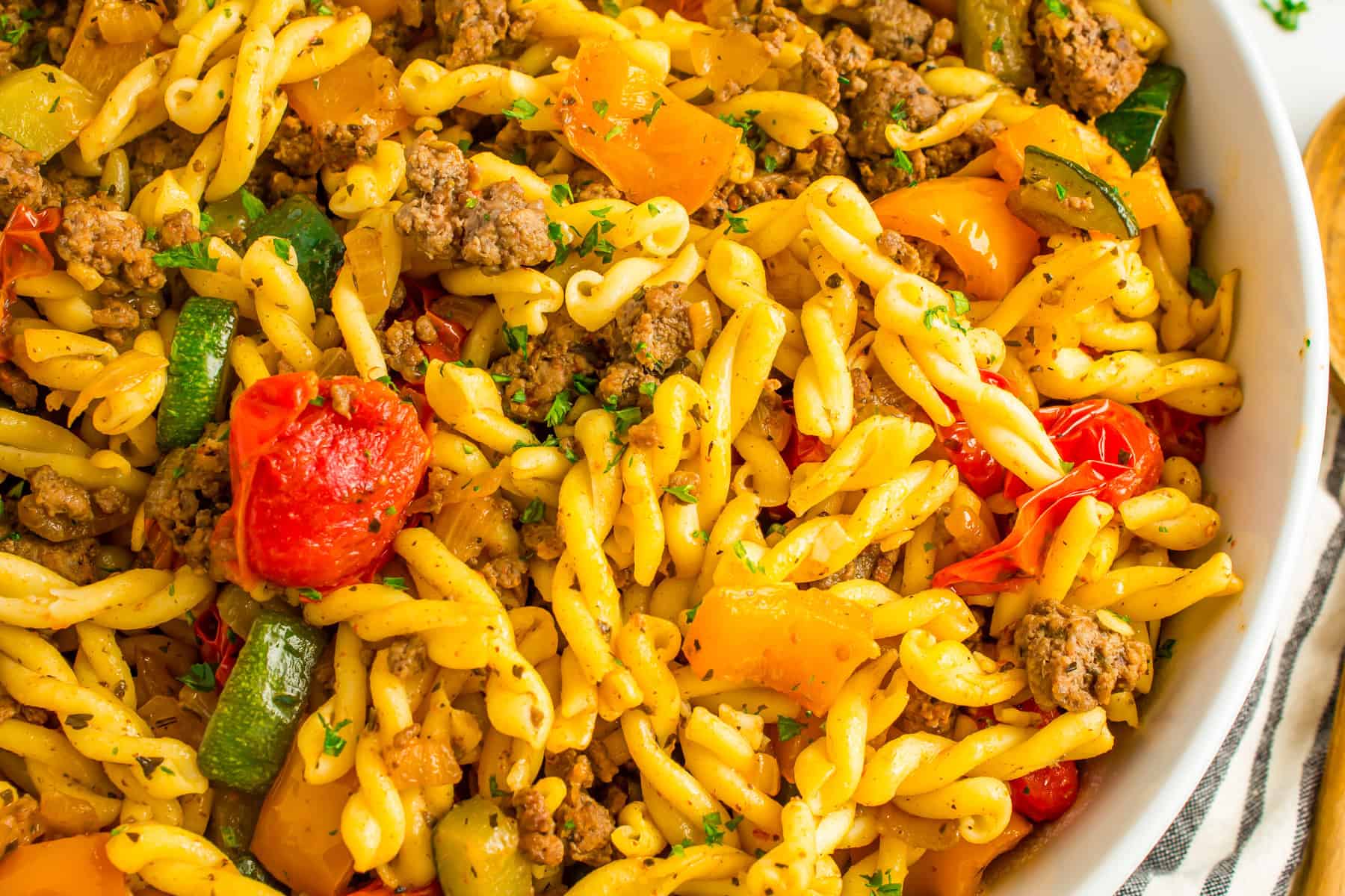 Quick Italian Pasta Skillet {Gluten Free, Dairy Free, Paleo Option ...