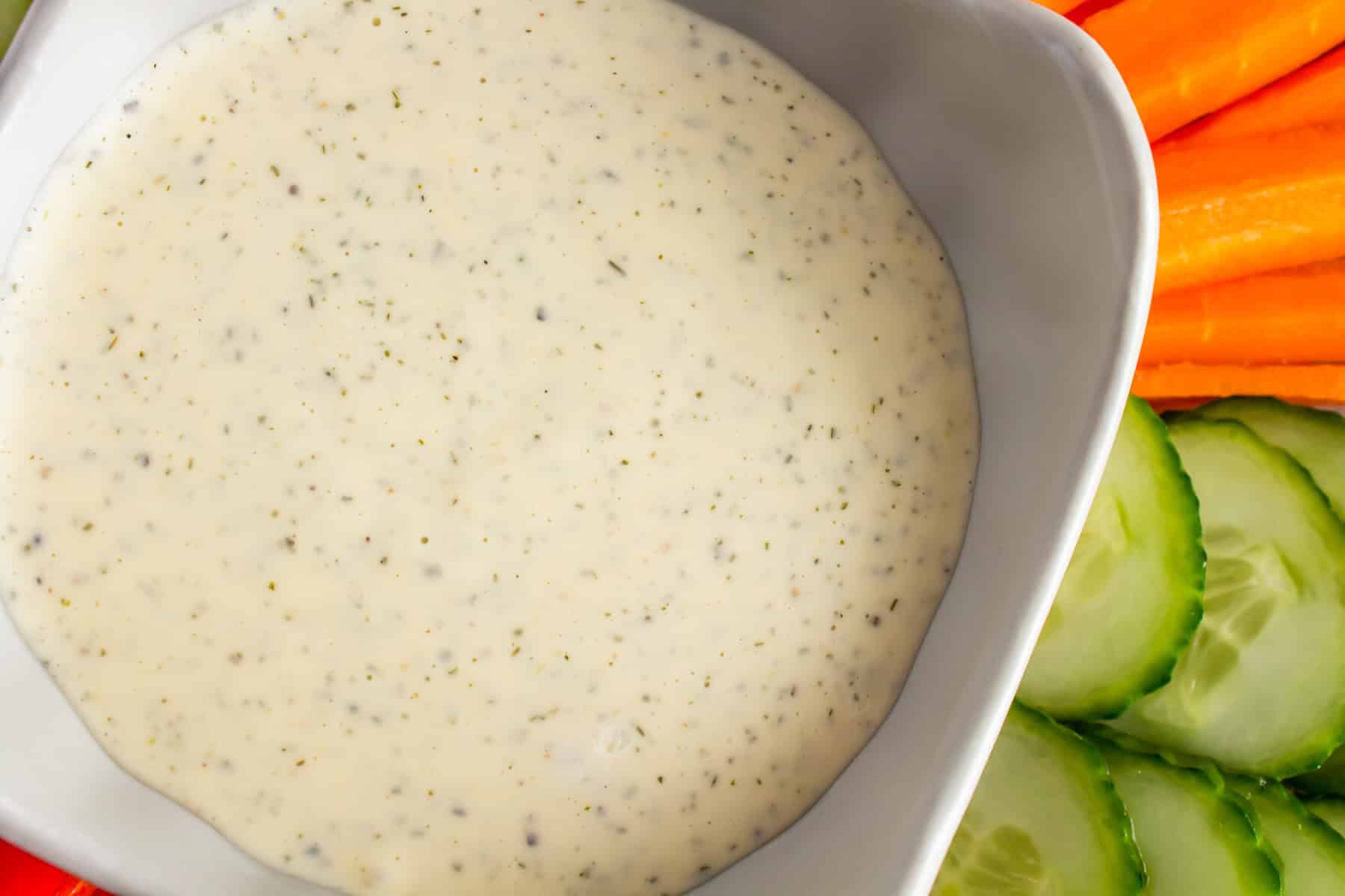 Dairy Free Ranch Dressing {Paleo, Keto, Whole30 Option} - Joyfully Full